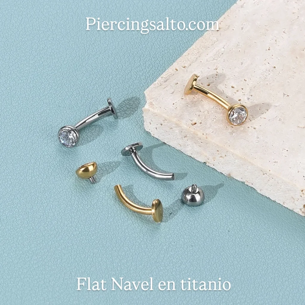 Navel Flat premium — PIERCING SALTO